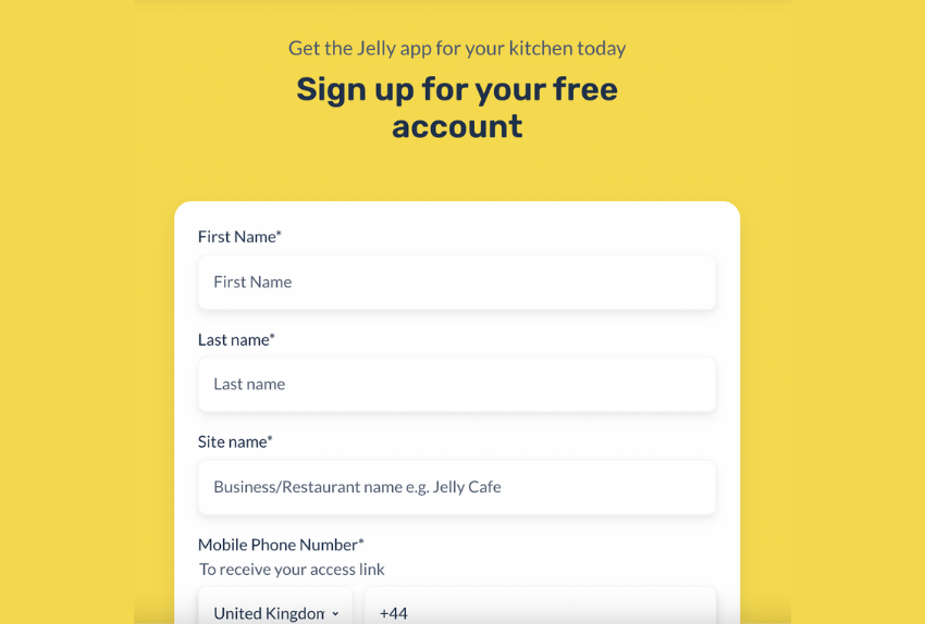 Jelly | Kitchen Management App